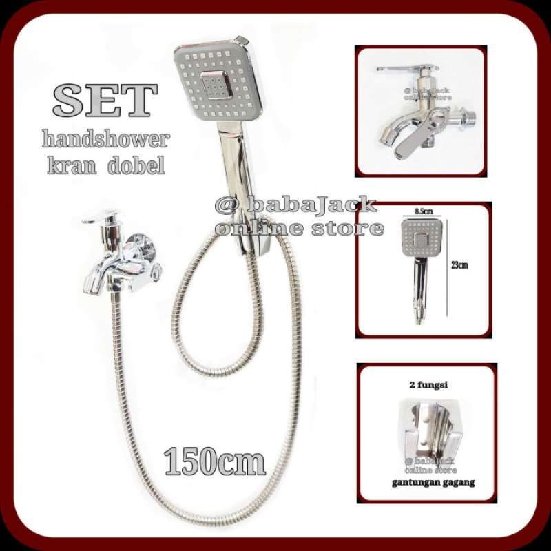 Promo SET KRAN CABANG HAND SHOWER MANDI SELANG SOWER KERAN CABANG N ...