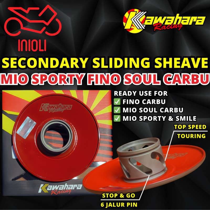Jual SECONDARY SLIDING SHEAVE KAWAHARA MIO SPORTY MIO SMILE SOUL CARBU ...