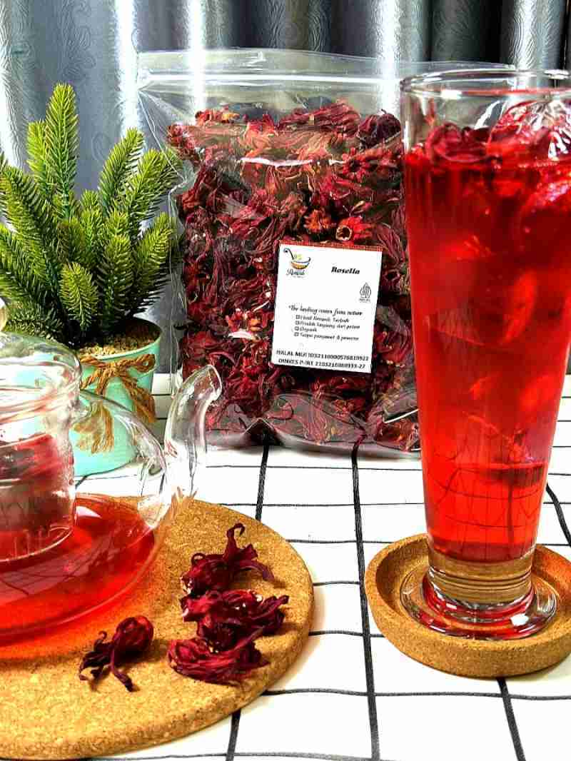 Promo Bunga Rosella Merah 250 gram - Teh Rosella Merah Kering Diskon 14 ...