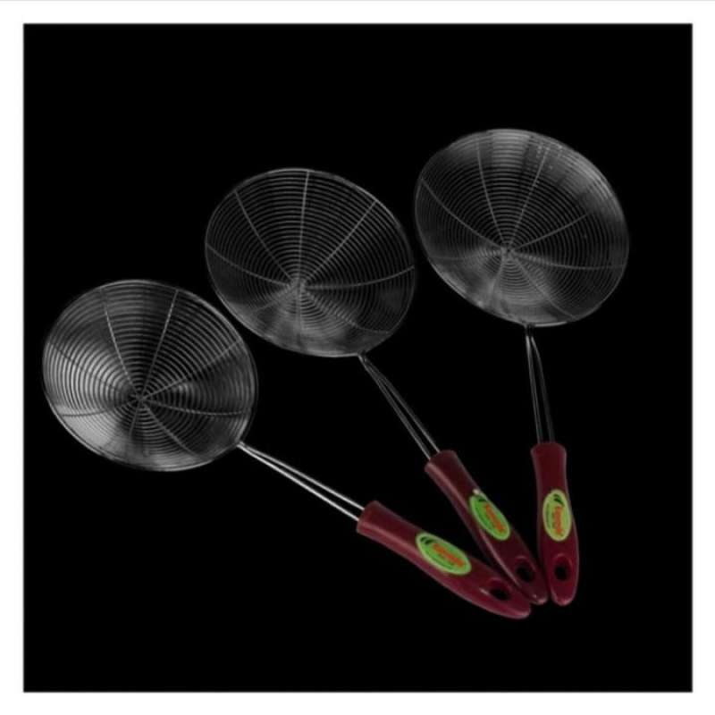 Jual Serokan Gorengan 16 cm Stainless Steel Merek Komodo di Seller ...