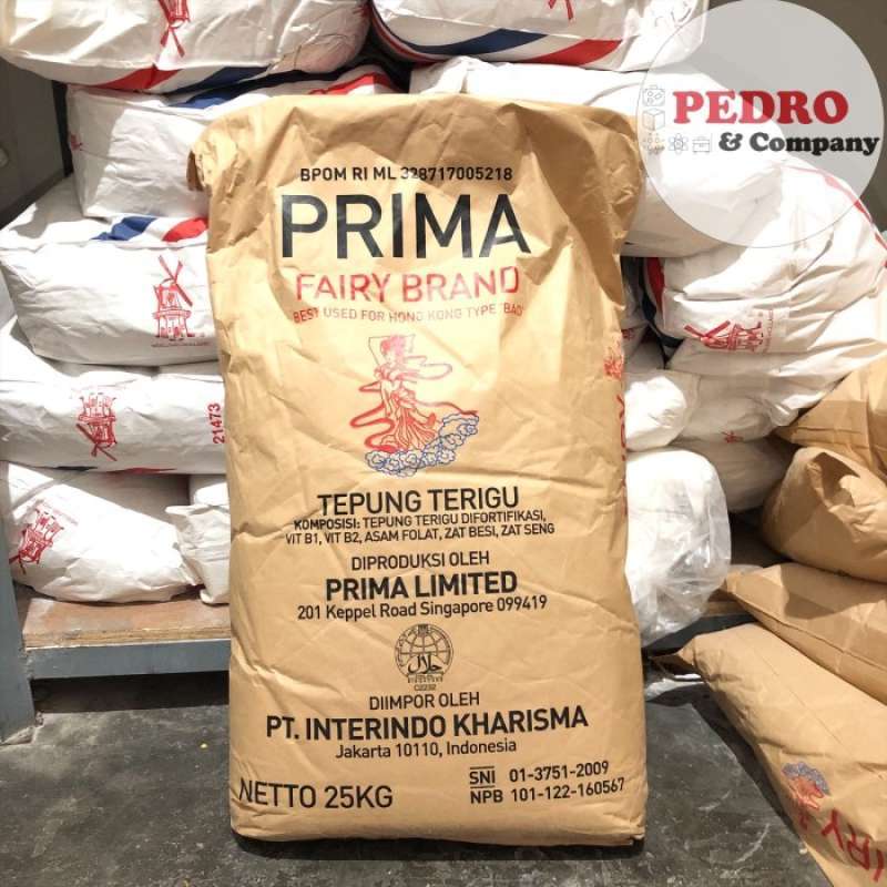 Promo Prima Fairy 25 Kg Tepung Terigu Hongkong Hong Kong Baking Diskon ...