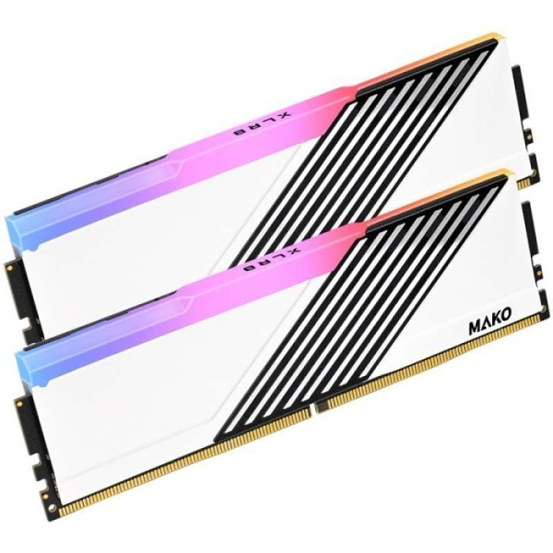 Jual Ram PNY XLR8 Gaming DDR5 MAKO RGB White 32GB (2x16GB) DDR5 PC ...