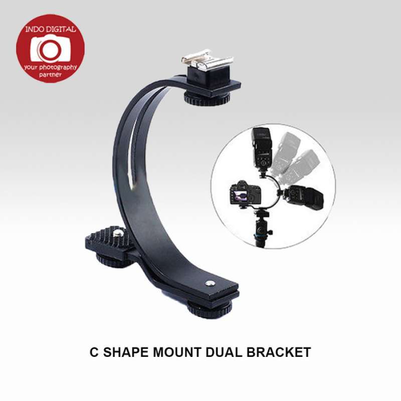 Jual C SHAPE MOUNT DUAL BRACKET - NAKULASTORE di Seller NakulaStore ...