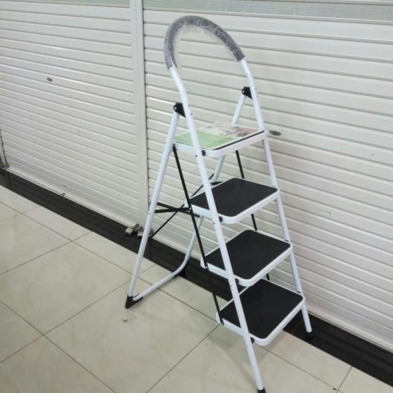 Promo Tangga Bangku 4 Step - Tangga Lipat Besi 4 Step Pijakan Lapis ...