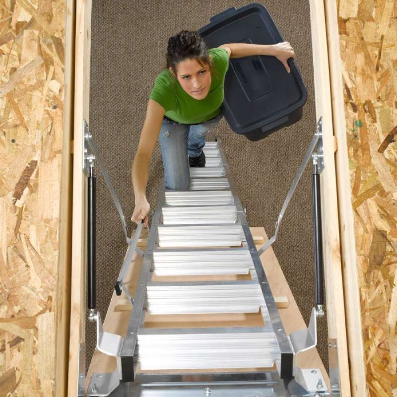 Promo Tangga Lipat Balkon / Atap Teleskopik - Ladder Attic Folding ...