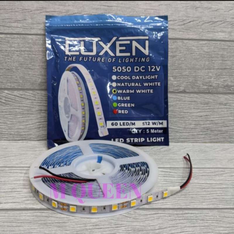 Promo PROMO - LAMPU LED STRIP 5050 DC 12V LUXEN/LED STRIP 5050 5 METER ...