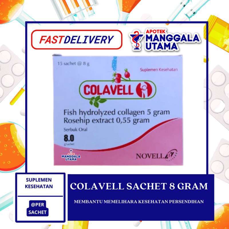 Jual COLLAVEL PER box @15 sachet di Seller APOTEK MANGGALA UTAMA ...