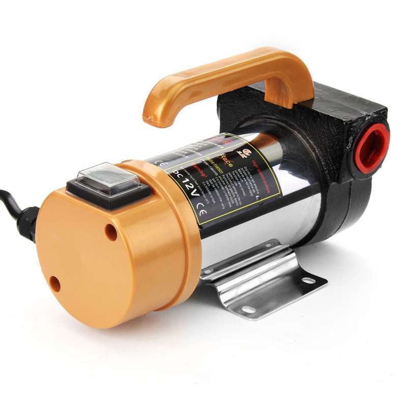 Promo 12 V DC Portable Pompa Transfer Kendaraan dengan Tugas Berat Truk ...