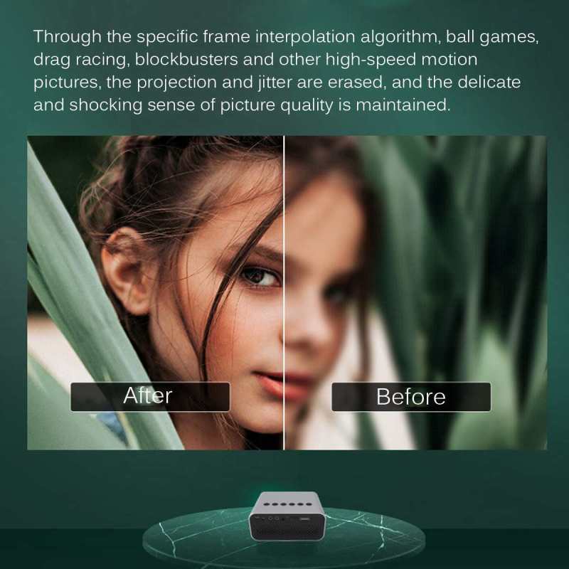 Promo Proyektor LED Mini Portable Home Theater Infokus Projector Ponsel ...