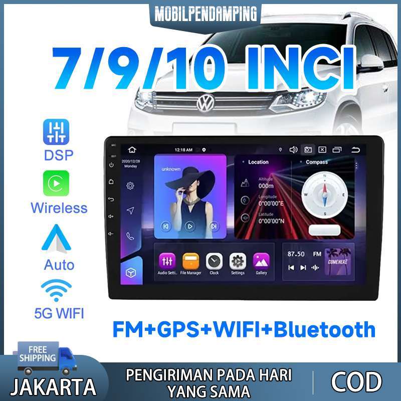 Promo 7032 Radio Mobil Double Din Bluetooth MP5 Head Unit DHD Tape ...