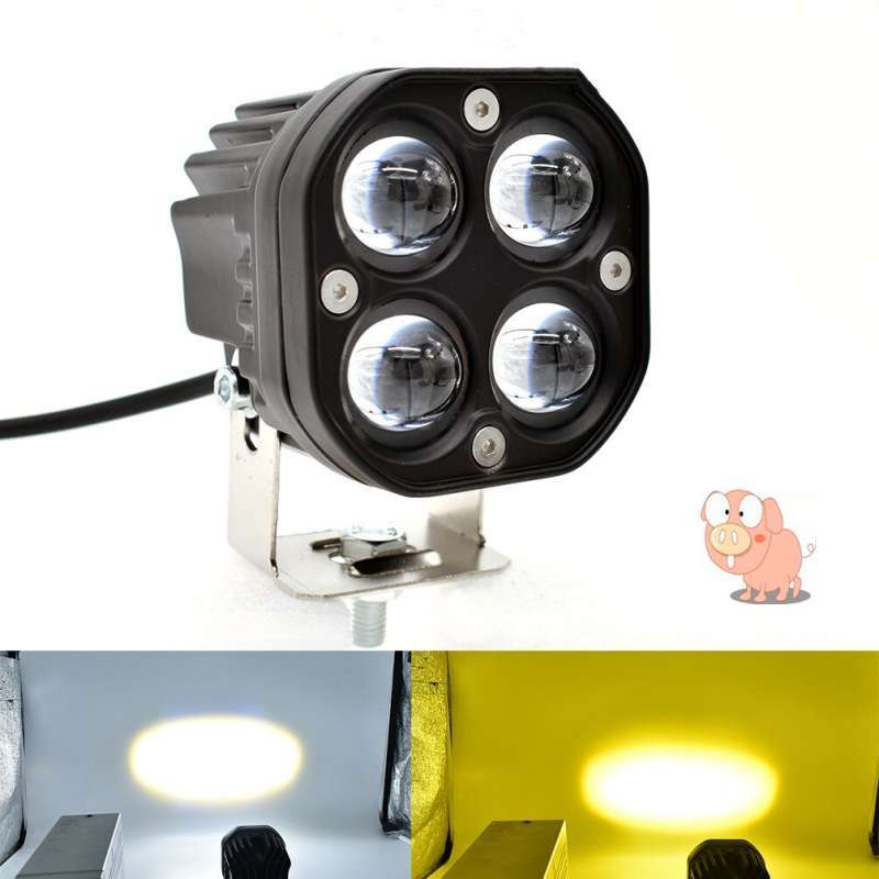 Promo Lampu Sorot Tembak LED Bar CWL CREE 4 Titik Mata 40 Watt Mobil ...