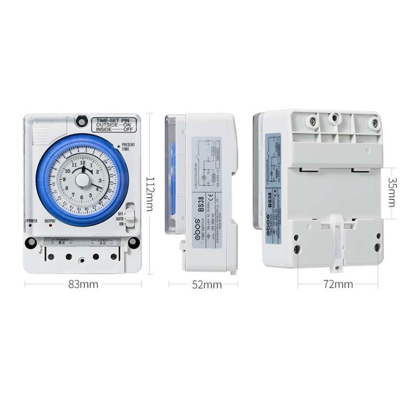 Promo Timer Analog Panasonic Switch Otomatis 24 Jam Tb388 220V AC ...