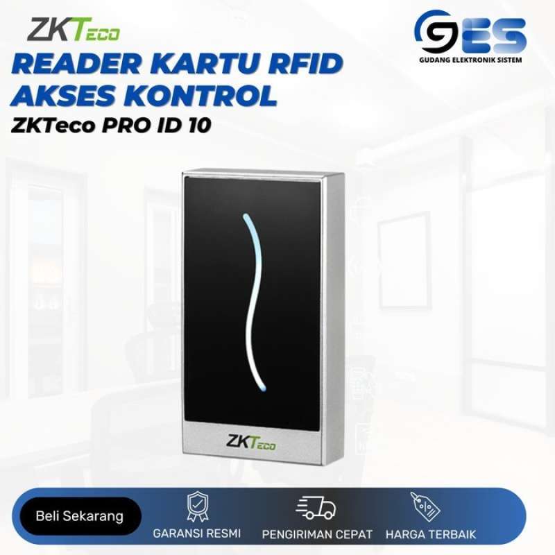 Promo Baru Reader Kartu Rfid Akses Kontrol Zkteco Pro Id 10 Bergaransi Resmi Diskon 48% di ...