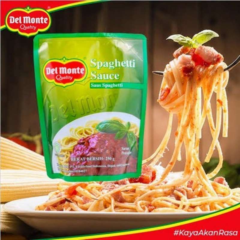 Jual Del Monte Saus Spaghetti Pouch 250 gram di Seller Hazfood - Karang ...