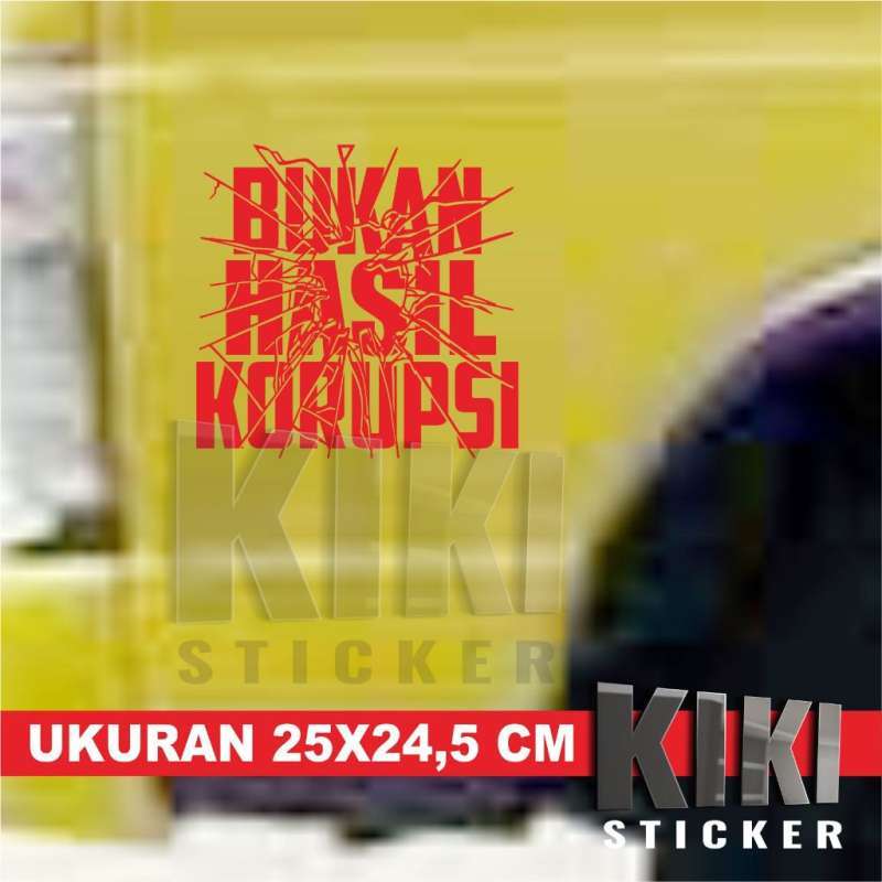 Jual CUTTING STICKER KACA MOBIL BODY LAPTOP, STIKER KATA KATA BUKAN ...