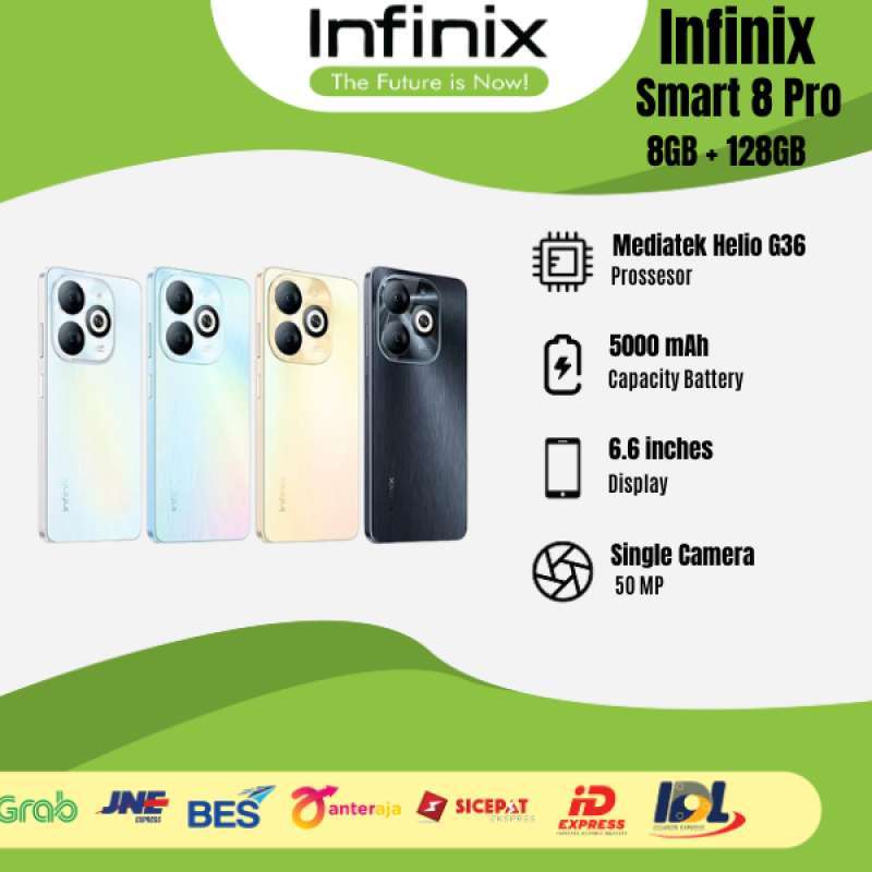 Jual Infinix Smart 8 Pro [ 8GB + 128GB ] - Garansi Resmi - Rainbow Blue di Seller Infinix ...