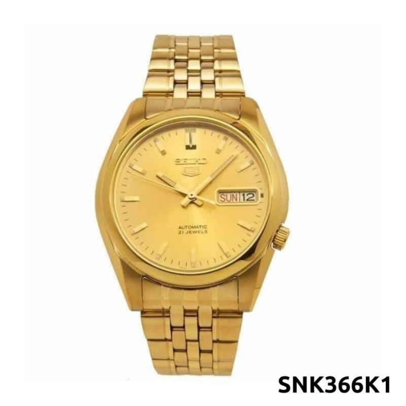 Jual Jam Tangan Pria Seiko 5 Full Gold Automatic Original Garansi 1 ...