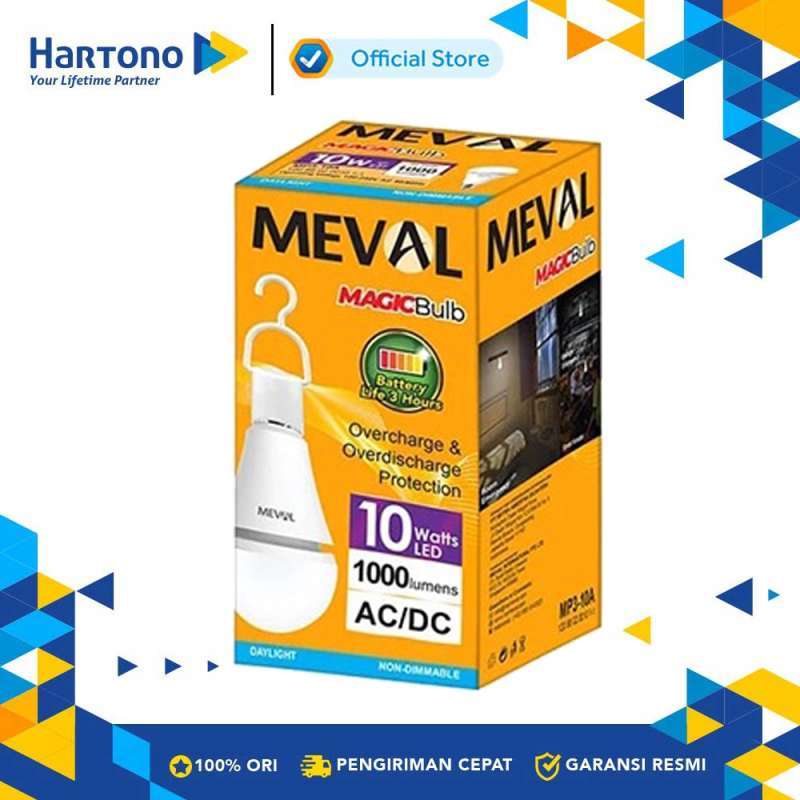 Jual Meval Magic Bulb Lampu Emergency Hero 10W Putih MP3-10A di Seller ...
