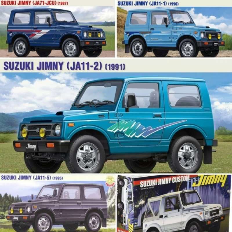 Promo SUPER RARE! PAKET 5 PCS MODEL KIT, MOKIT HASEGAWA FUJIMI SUZUKI ...