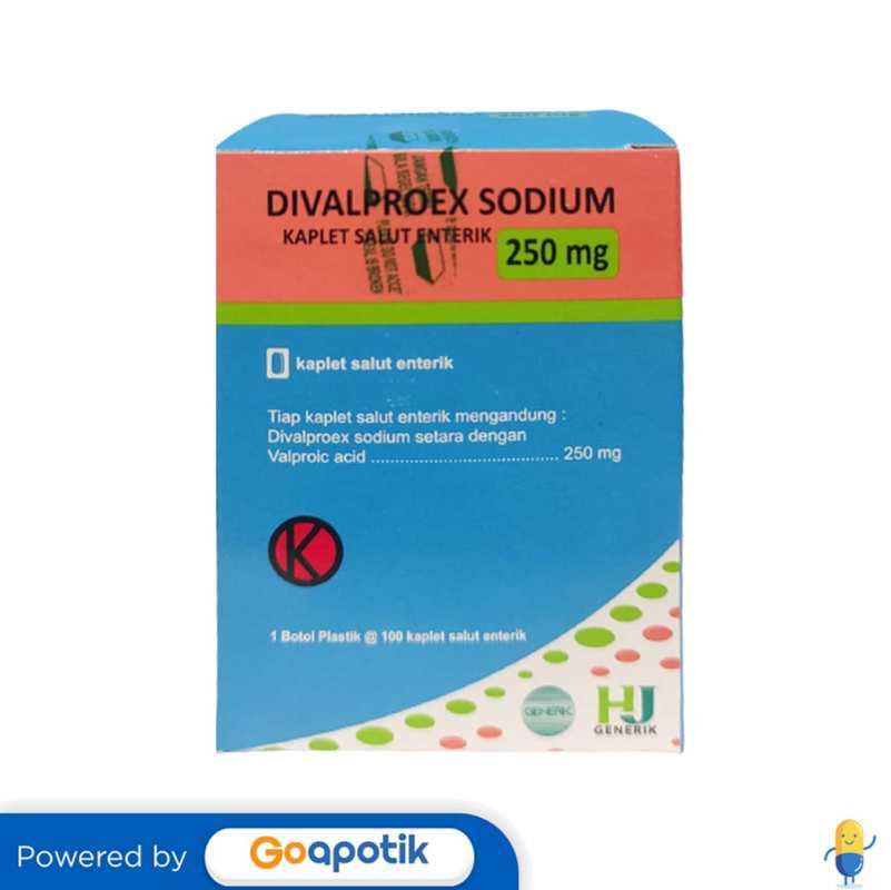 Jual Divalproex Sodium Hexpharm 250 Mg Botol 100 Tablet Di Seller ...