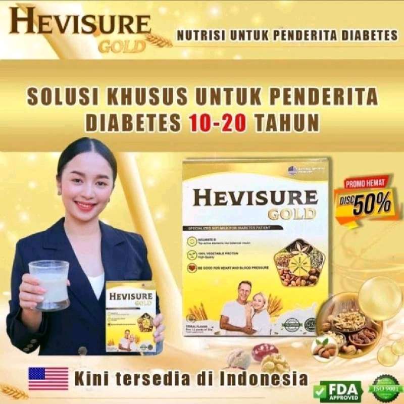 Promo HEVISURE GOLD SUSU UNTUK MENGATASI DIABETES DAN MENURUNKAN KADAR ...