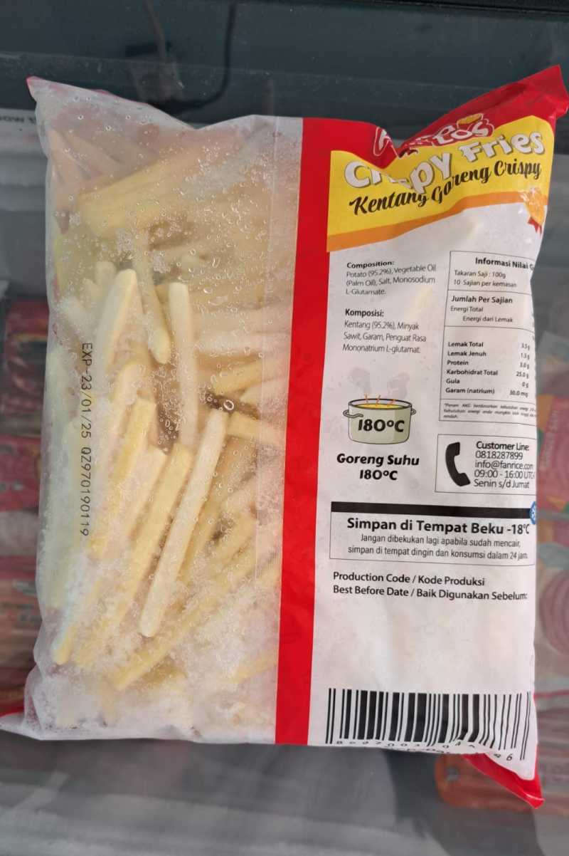 Promo Papatos Kentang Crispy 1 Kg [ Kentang Goreng Krispy } Diskon 10% ...