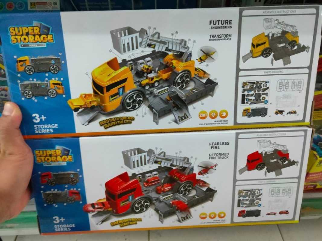 Promo Mainan Anak Mobil Truk Penyimpanan Super ~ Truck Super Storage ...