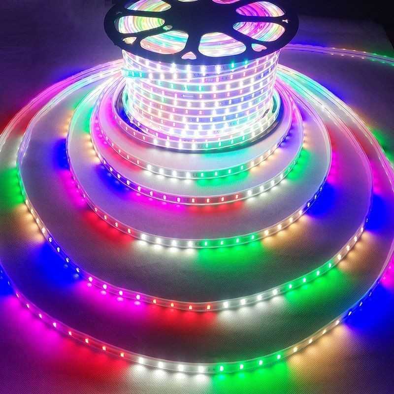 Promo Lampu LED Strip Warna Meteran - Lampu 1 meter + Socket Diskon 30% ...