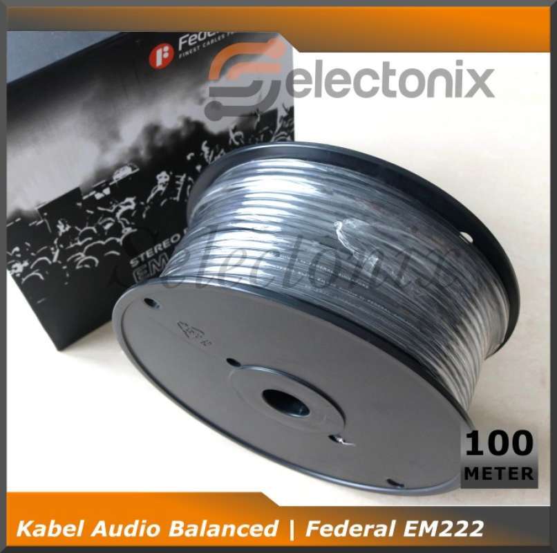 Promo Kabel Audio / Soundsystem Federal Stereo Elite Em222 [100m ...