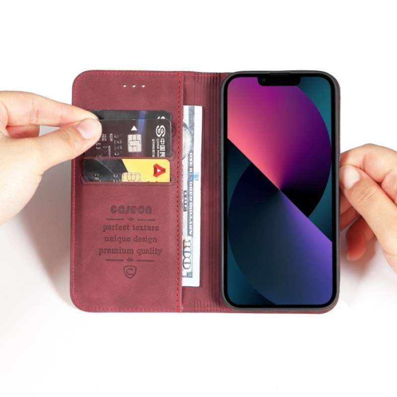 Promo INFINIX NOTE 30 PRO CASEON FLIP WALLET CARD SLOT LEATHER CASE ...