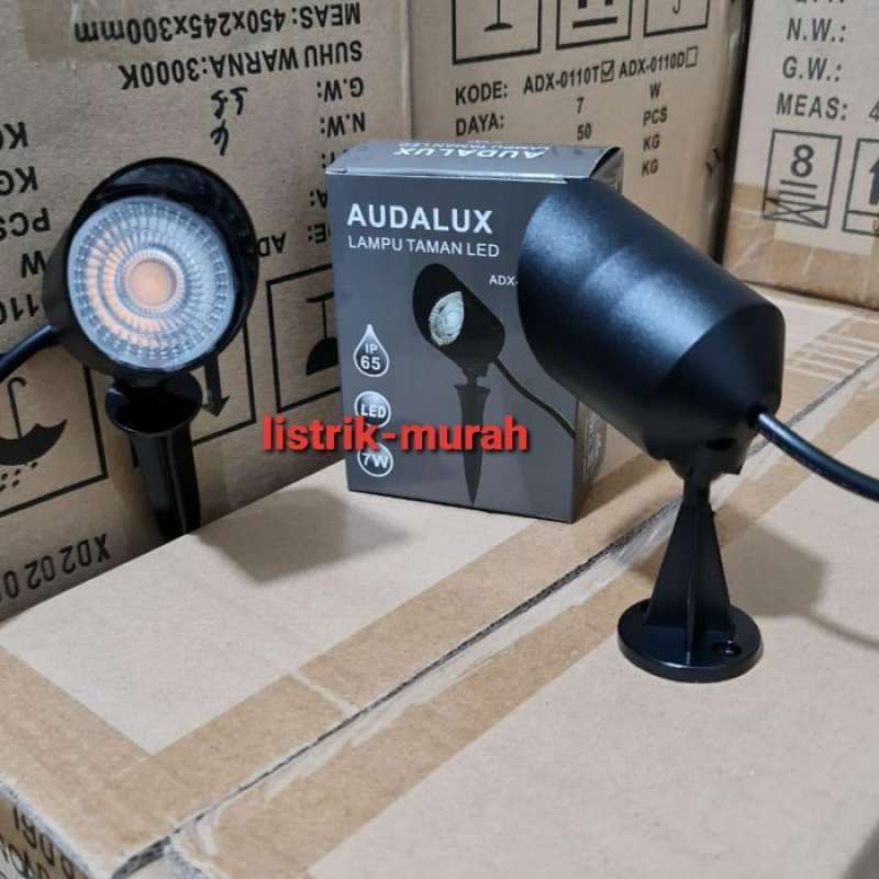Promo AUDALUX LAMPU SOROT OUTDOOR TAMAN LED 7W 7WATT COB IP65 TANCAP ...