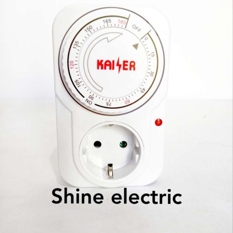 Promo Timer Listrik 3 Jam 3jam Kaiser / Colokan Timer Analog / Stop ...