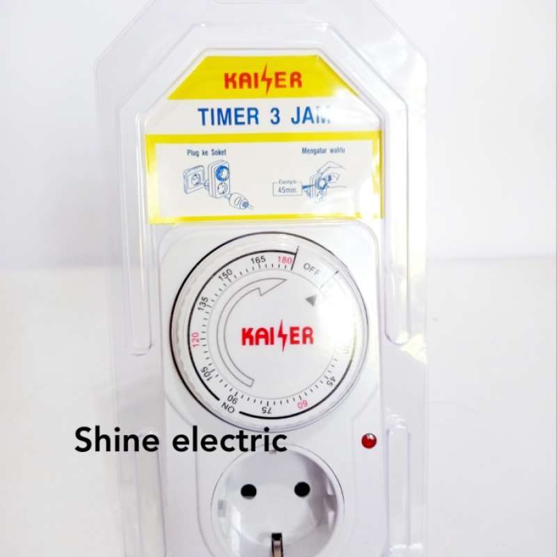 Promo Timer Listrik 3 Jam 3jam Kaiser / Colokan Timer Analog / Stop ... Promo Timer Listrik 3 Jam 3jam Kaiser / Colokan Timer Analog / Stop ...