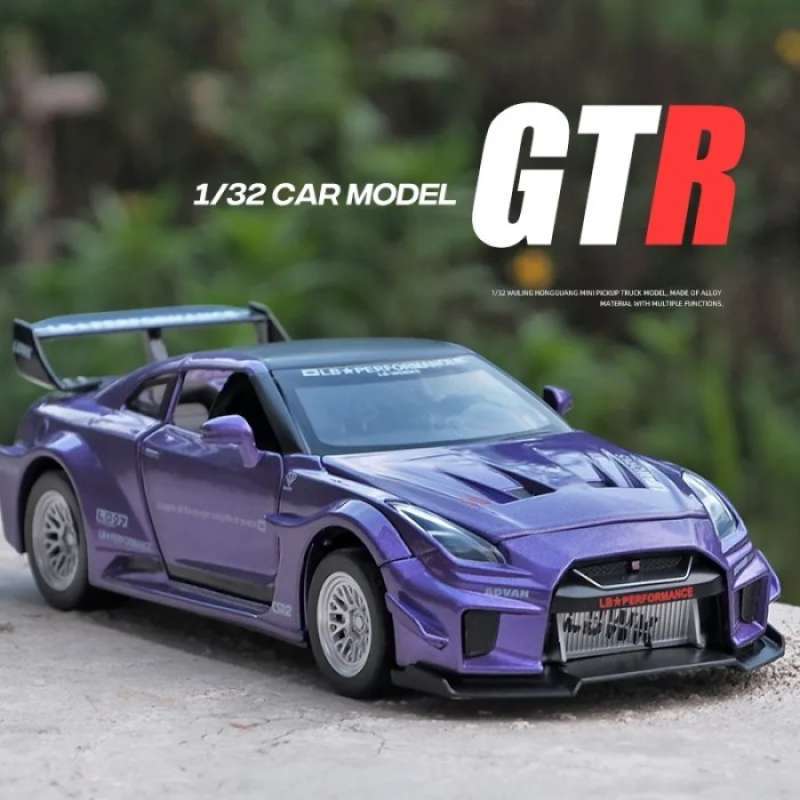 Promo DIECAST MOBIL NISSAN GTR R35 LIBERTY WALK CSR2 LBWK SKALA 1:32 ...
