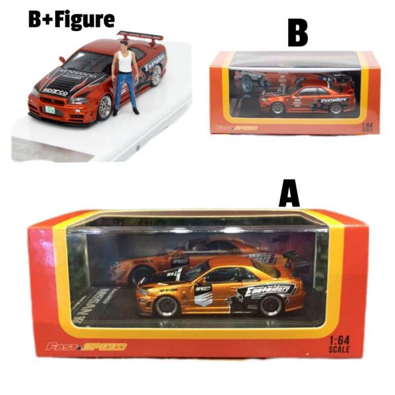 Promo FAST SPEED 1/64 NISSAN SKYLINE GT-R R34 NEED FOR SPEED ...