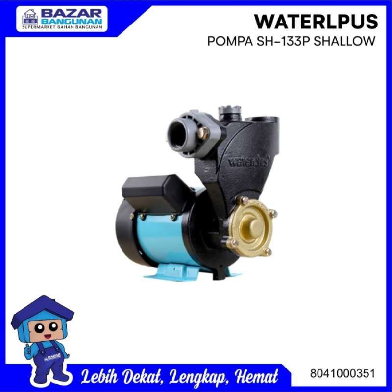 Promo POMPA AIR / JET PUMP SUMUR DANGKAL WATERPLUS SH 133 P / 133P / SH133P - Diskon 50% di ...