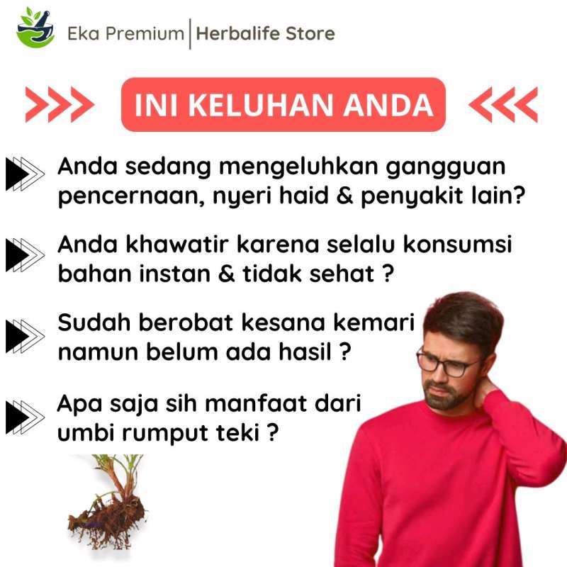 Promo UMBI RUMPUT TEKI KERING Ramuan Rempah Herbal Asli Jamu Minuman ...