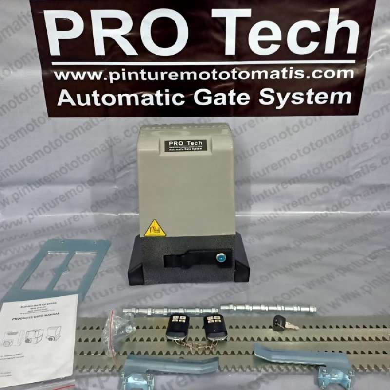 Promo Sliding Gate Pro Tech 1200kg Pintu Pagar Gerbang Otomatis ...