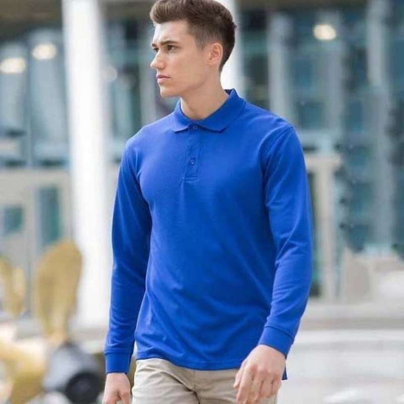 Promo Baju Kaos Polo Kerah Pria Lengan Panjang/Kaos Polos Pria/Kaos ... Promo Baju Kaos Polo Kerah Pria Lengan Panjang/Kaos Polos Pria/Kaos ...
