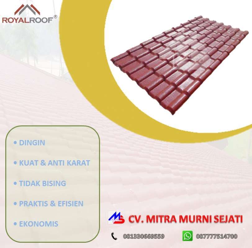 Jual Royalroof Genteng UPVC Solusi Terbaik untuk Atap Rumah di Seller ...
