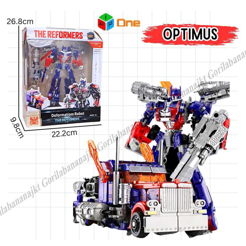 Jual Optimus Prime Bumblebee Transformers Deformation Action Figure Untuk Anak Mainan Robot di ...