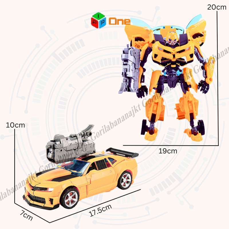 Jual Optimus Prime Bumblebee Transformers Deformation Action Figure Untuk Anak Mainan Robot di ...