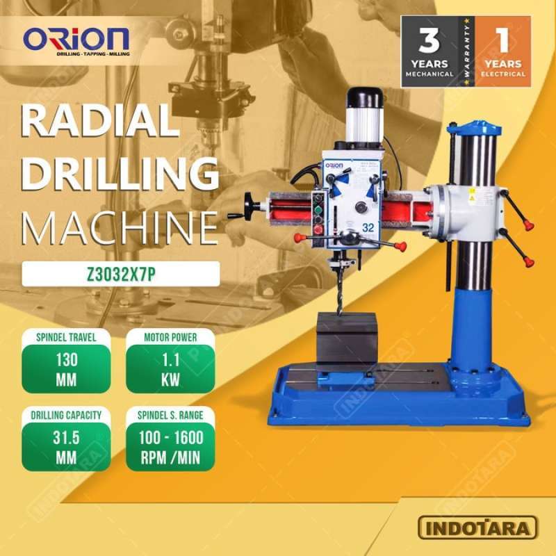 Jual Mesin Bor Duduk Orion Radial Drilling Machine Z3032X7 di Seller PT ...