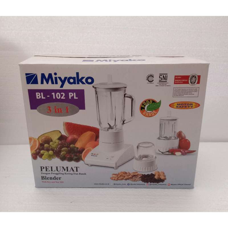 Jual Blender Miyako BL 102 PL/Pelumat Makanan di Seller Cahaya ...