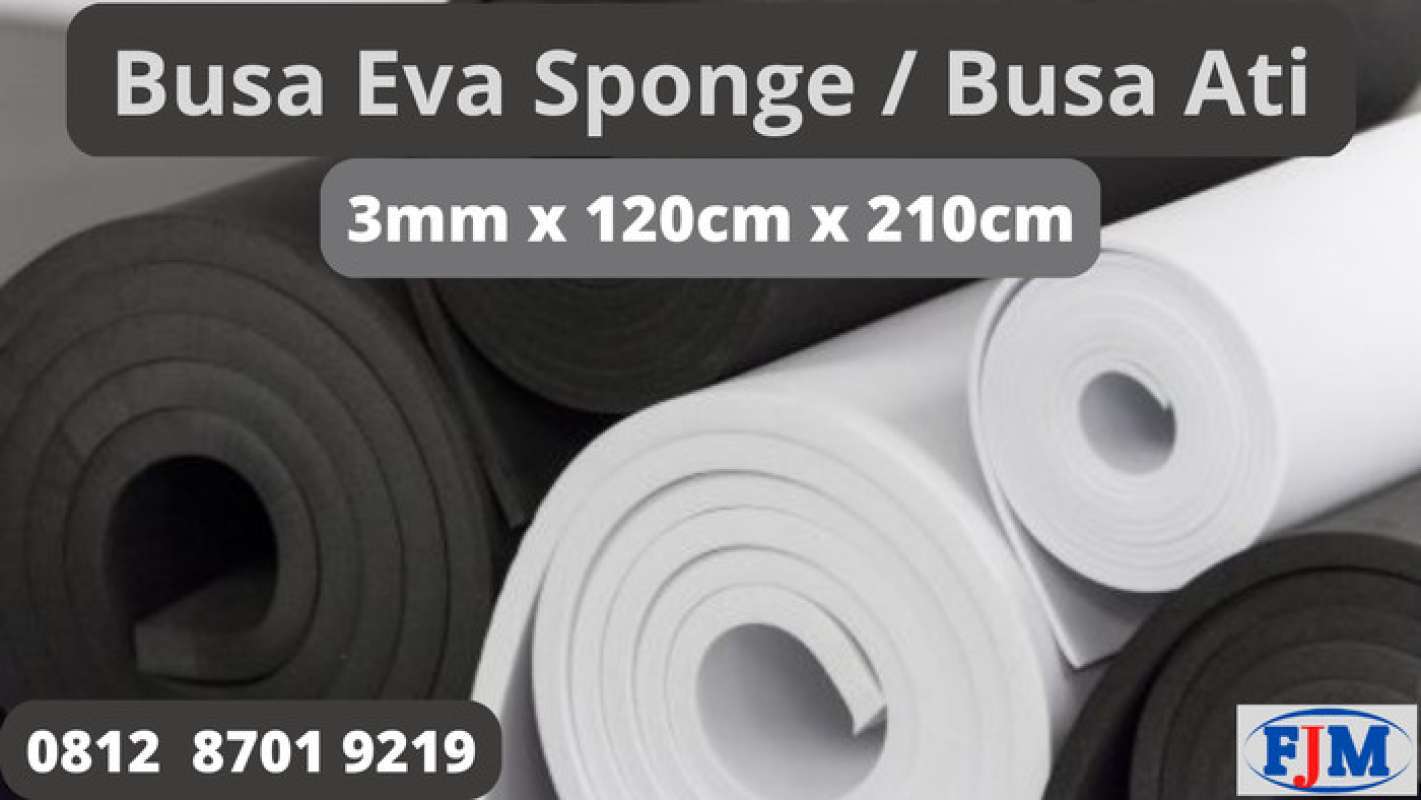 Promo BUSA EVA SPONGE / BUSA ATI LEMBARAN 3MM X 120CM X 210CM Diskon 50 ...