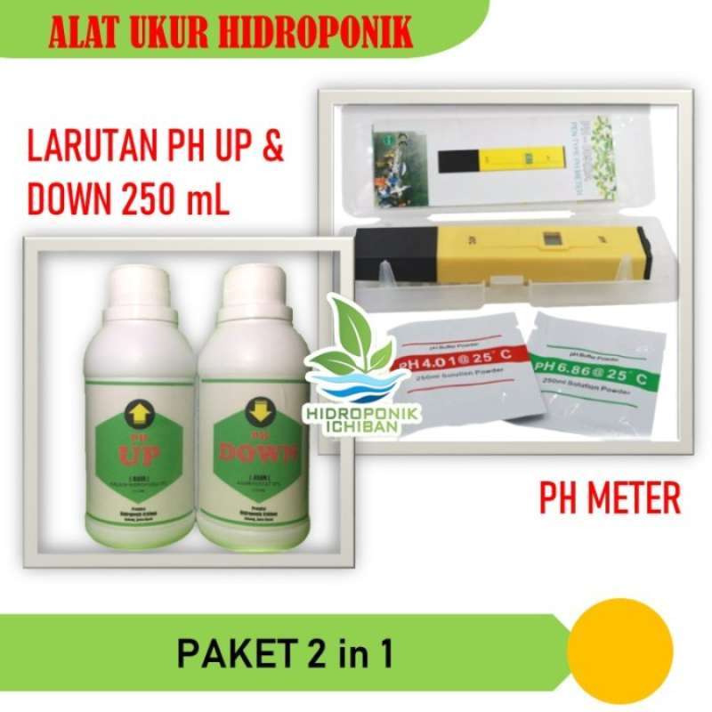 Promo PAKET PH METER DAN LARUTAN PH UP & PH DOWN 250 ML SUPER HEMAT Diskon 50% di Seller ...