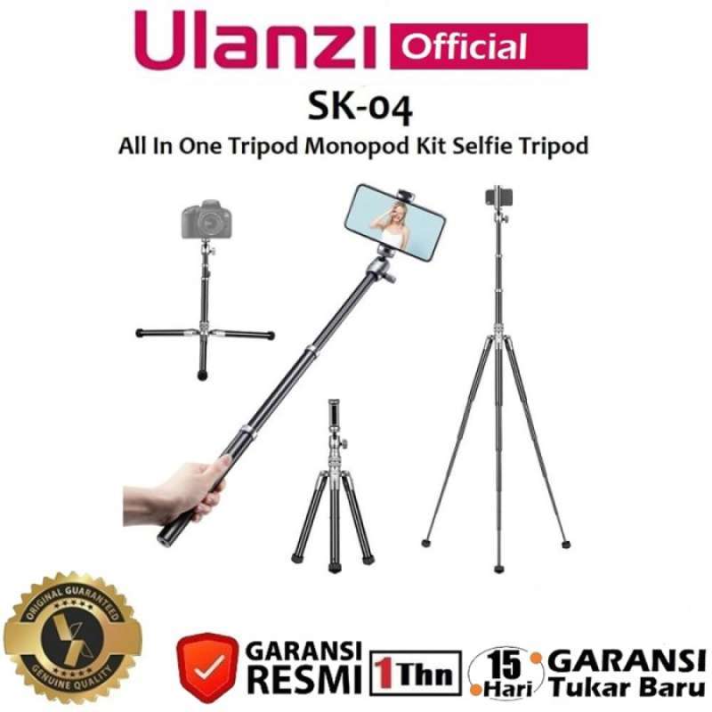 Promo ULANZI SK-04 ALL IN ONE TRIPOD MONOPOD KIT SELFIE TRIPOD Diskon 50% di Seller XionStore ...