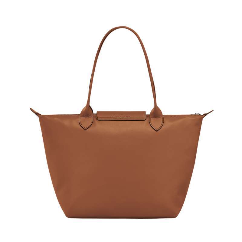 Promo Longchamp Le Pliage Xtra Medium Leather Tote Bag Cognac Diskon 35 ...