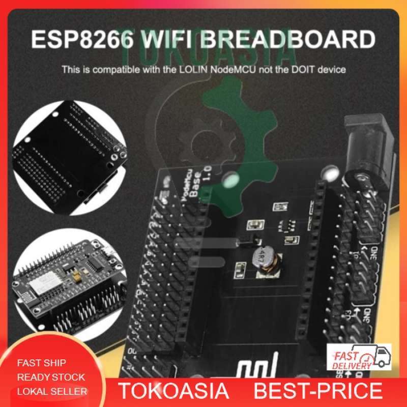 Jual Esp8266 WiFi Development Plate Base Expander Board Base di Seller TOKOASIA-RIAU - Tokoasia ...