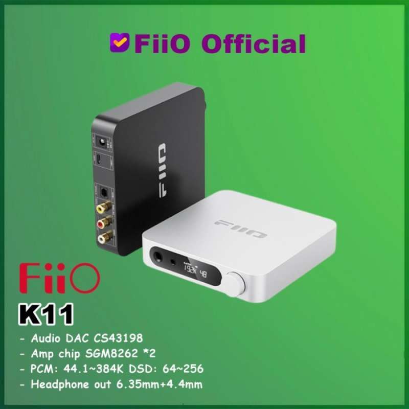 Promo Baru Fiio K11 Desktop 1400W Power Balanced Headphone Dac & Amplifier K 11 Terlaris - Putih ...
